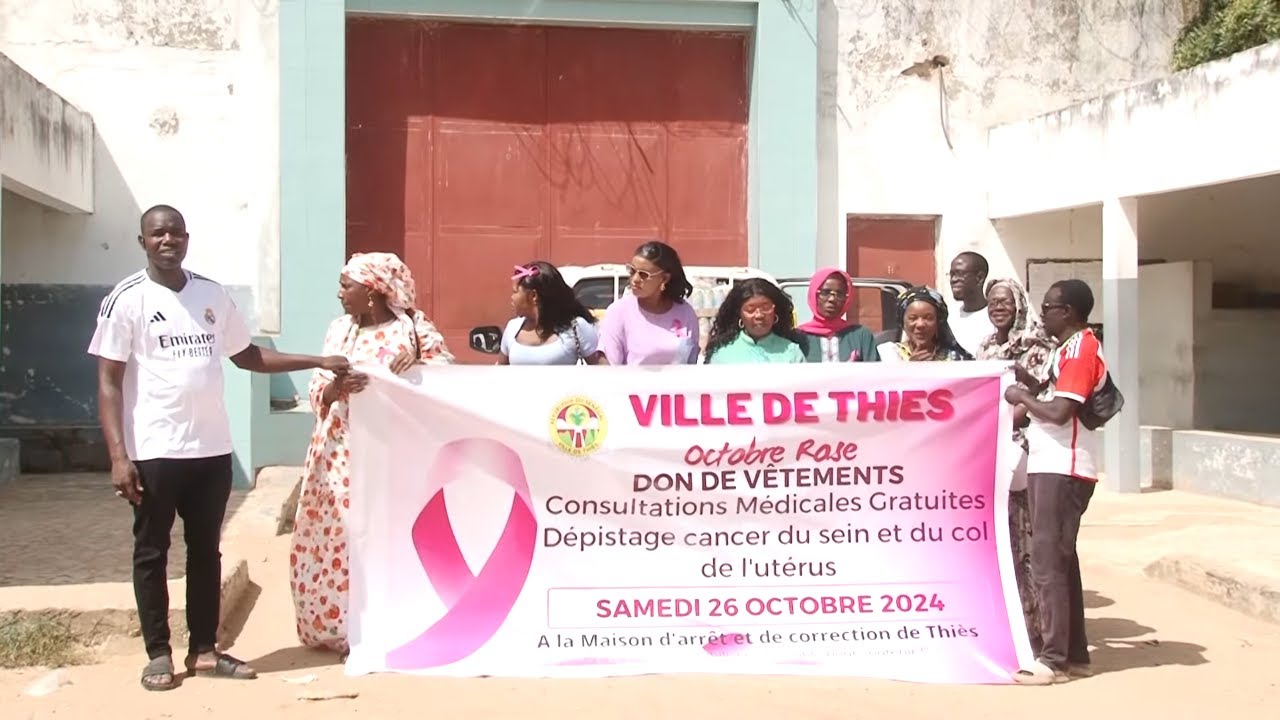 Octobre Rose: La mairie de Thiès ville soutient les femmes détenues à ...